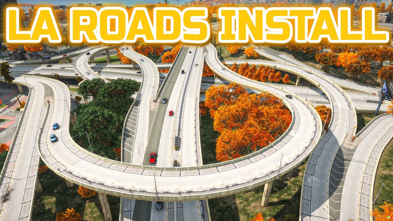 How To Install LA ROADS DEFINITIVE EDITION In GTA 5 FIVEM - LA ROADS ...