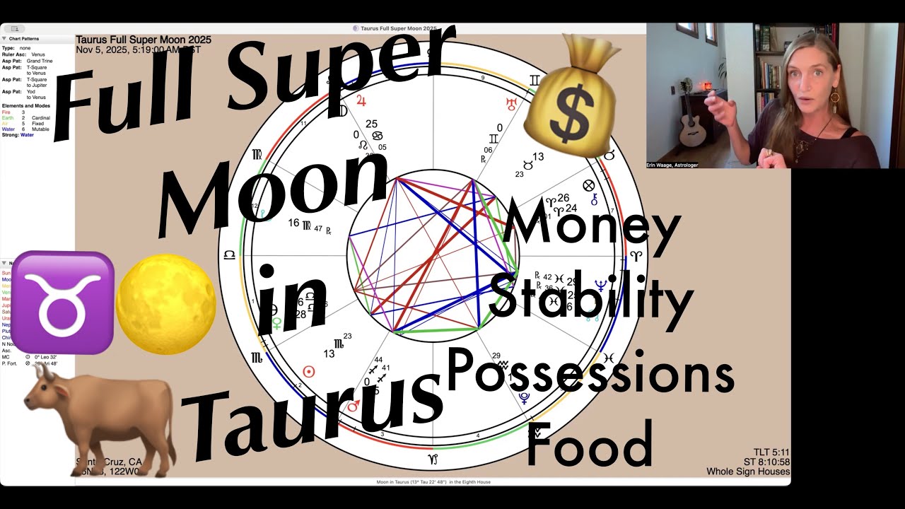 Full Super Moon in Taurus ♉️Most Powerful Full Moon of 2025🌕Nov. 5th ...