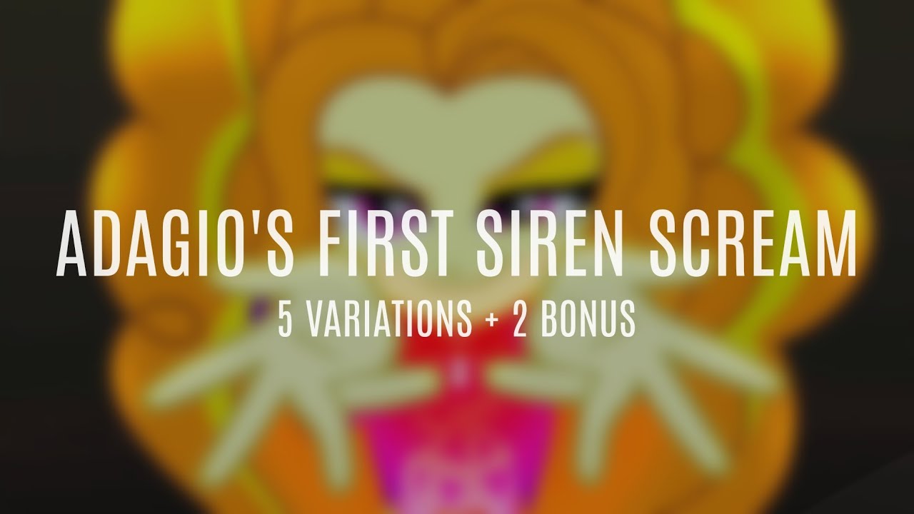 Welcome to The Show - Adagio's first siren scream (COMPARISON) - YouTube