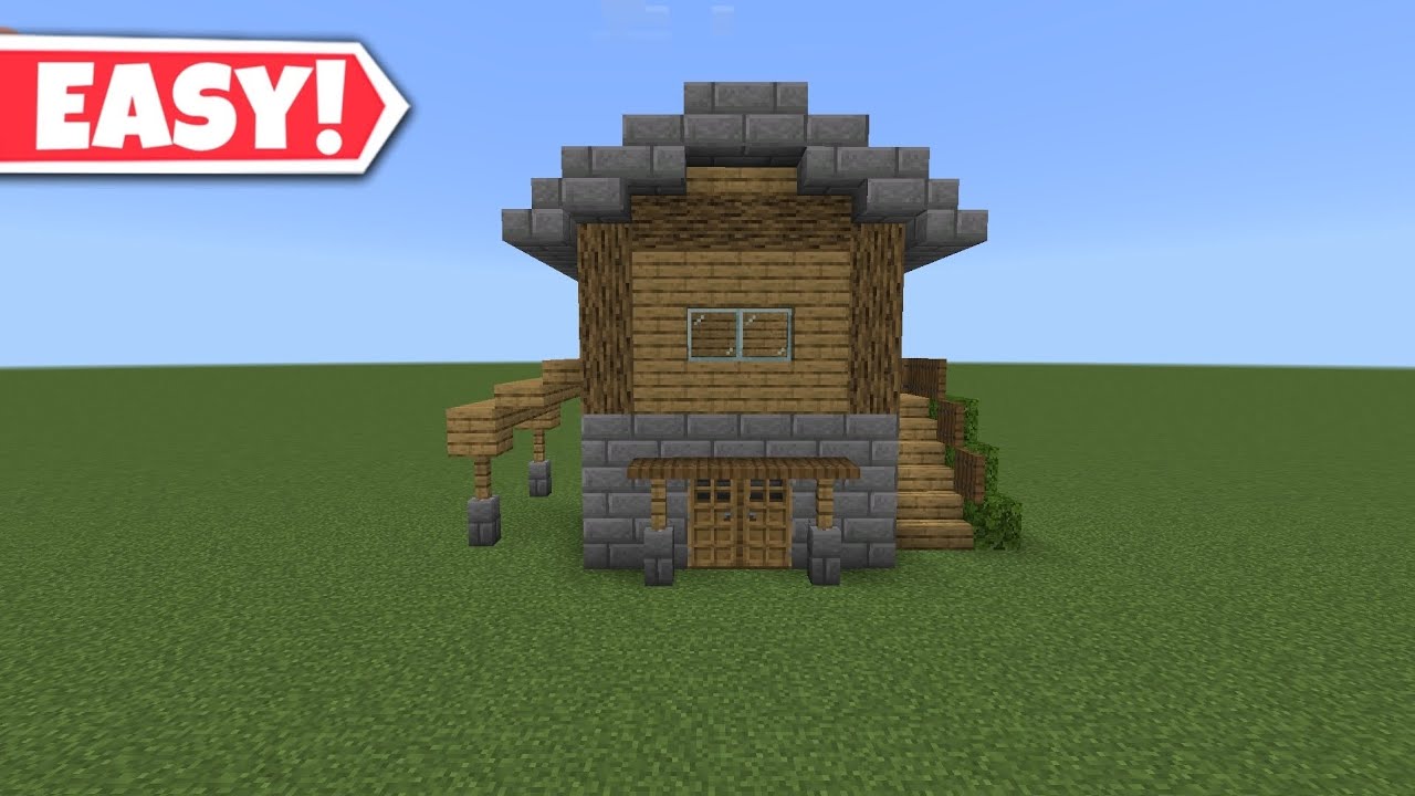 Easy simple starter house - YouTube