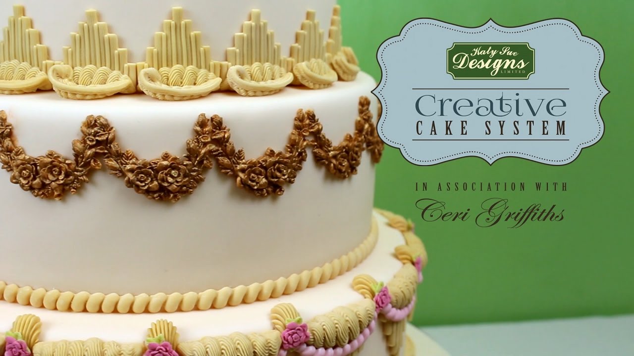 Rose Medley Creative Cake System Mould with Ceri Griffiths - YouTube