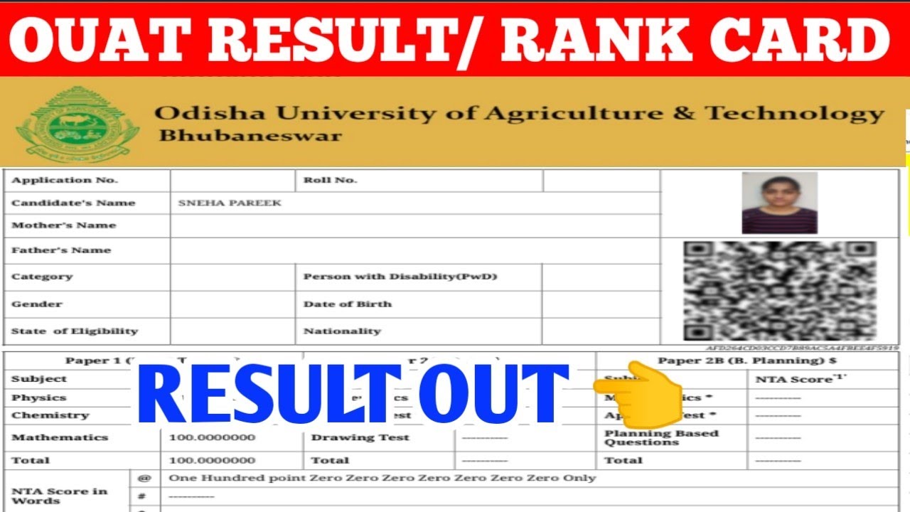 ouat 2023 result | ouat result release date | How To Check ouat result ...