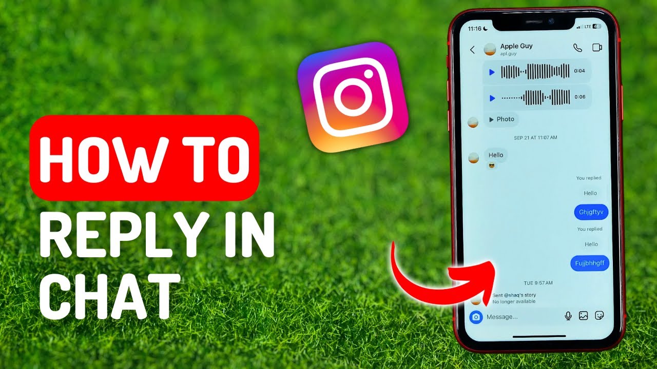 How to Reply in Instagram Chat - Full Guide - YouTube