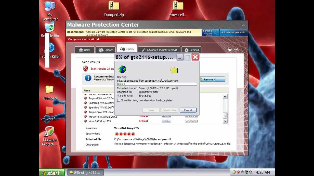 Malware Protection Center removal video - YouTube