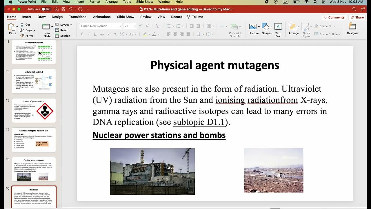 IB Biology D1.3: Mutations and gene editing (first exams in 2025) - YouTube
