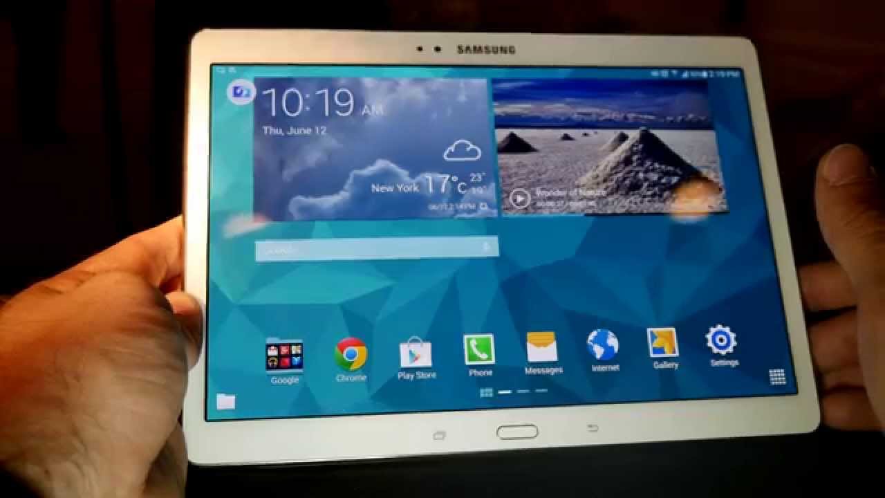 Samsung Galaxy Tab S 10.5 Hands On [4K] - YouTube