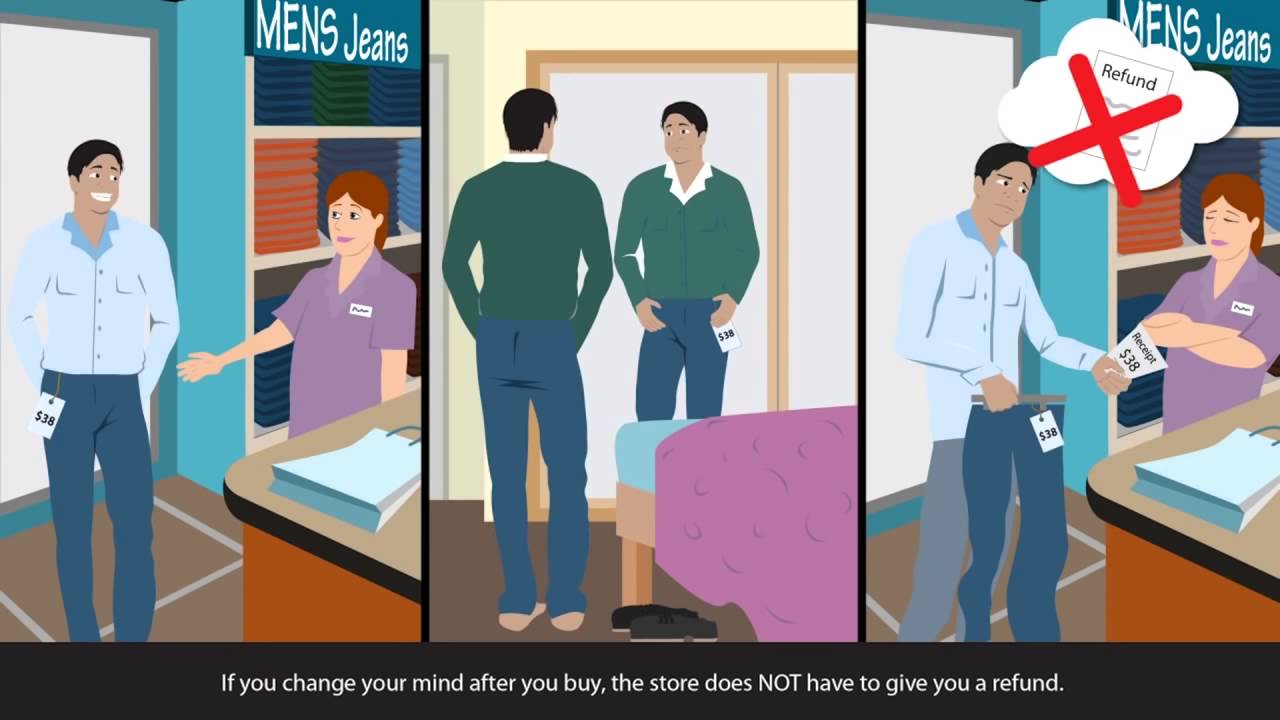My consumer rights - shopping refunds - YouTube