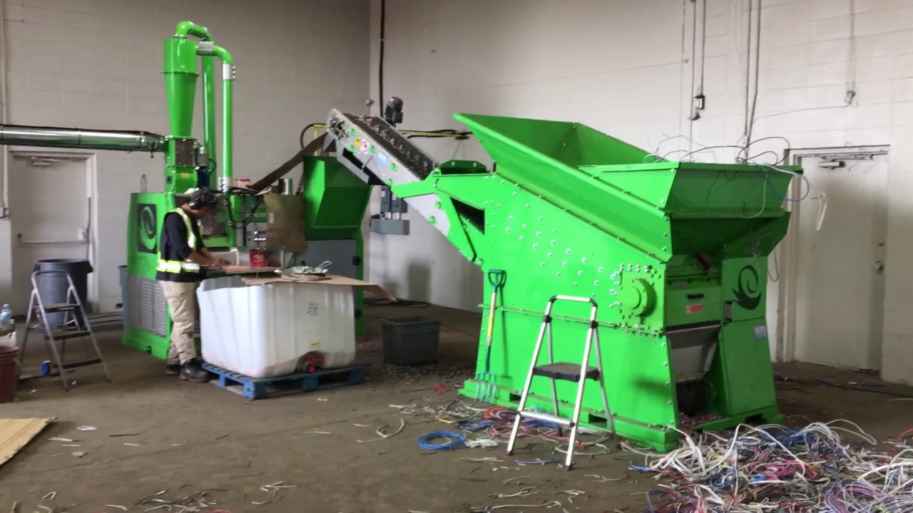 Scrap Copper Aluminium Cable Granulating Machine - Guidetti Recycling ...