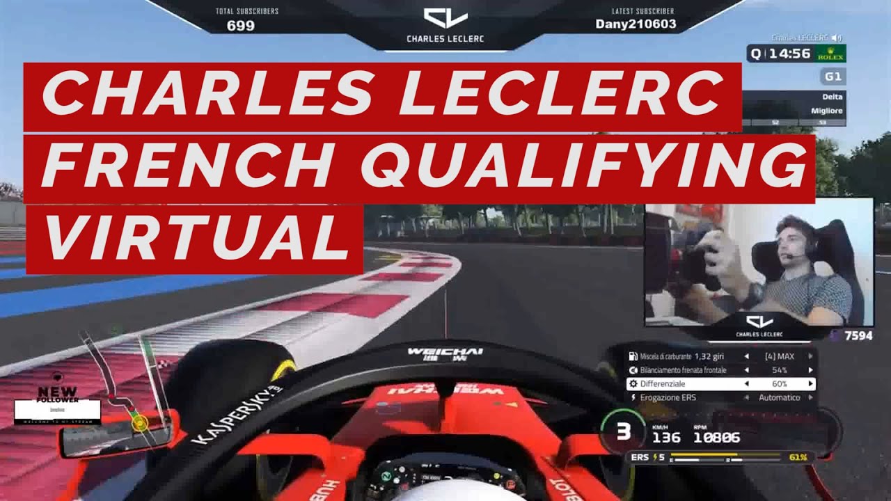 AMAZING Charles LECLERC Paul Ricard QUALYFING| Simulation Racing F1 ...