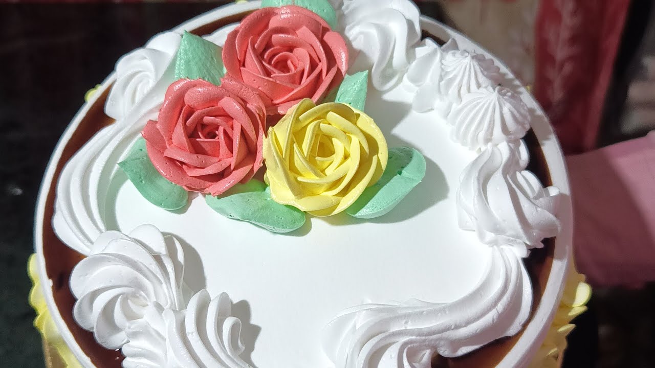 Amazing colourful counter design cake recipes video - YouTube