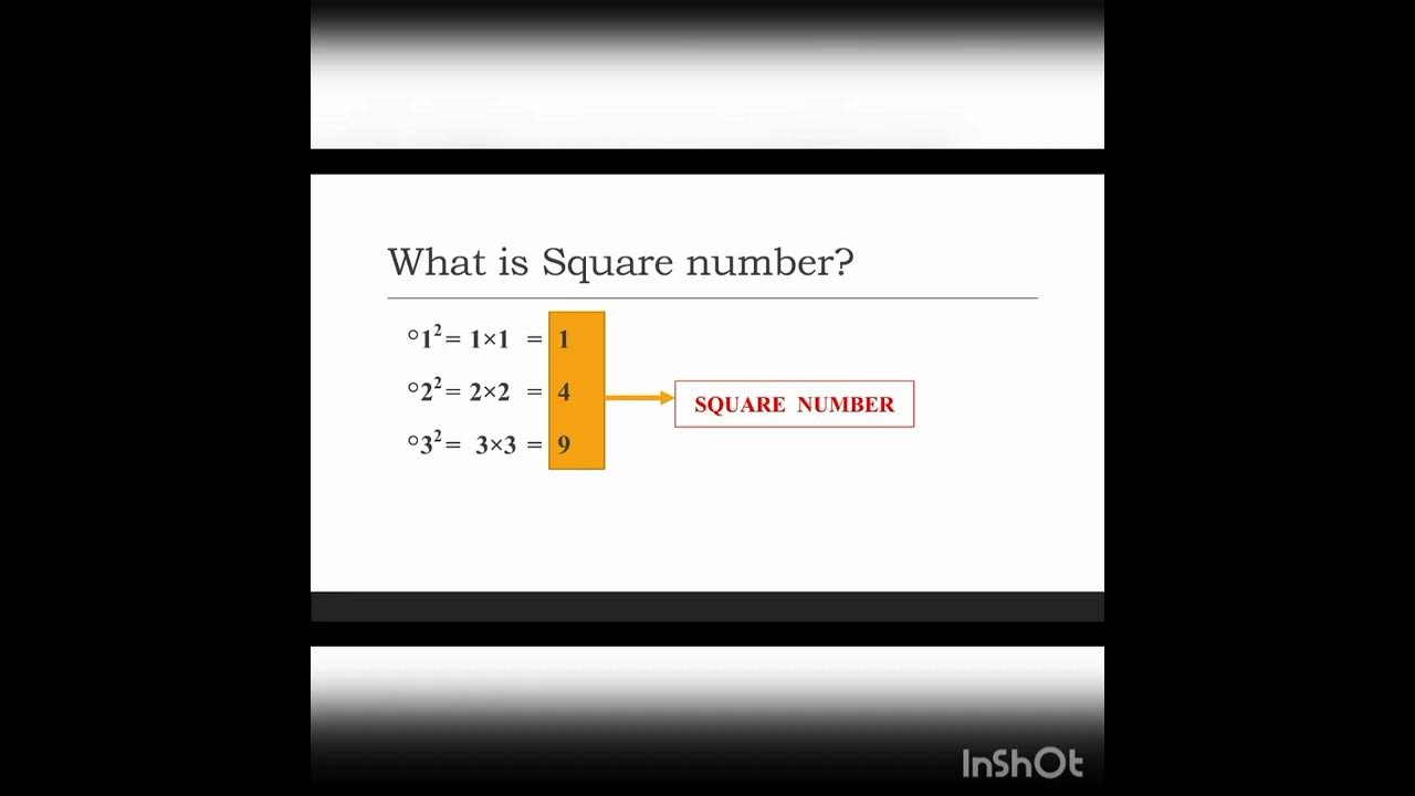 Square number & Cube number - YouTube