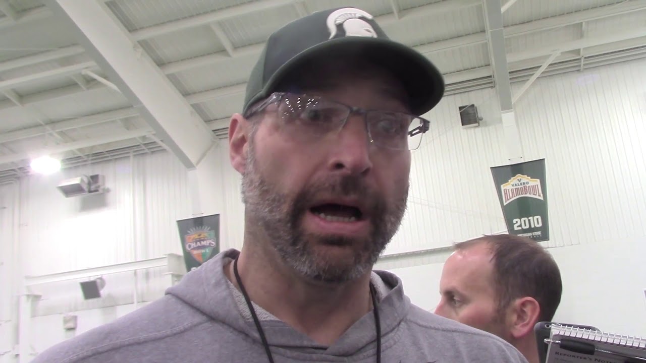 Coach Mark Staten Talks MSU OL! - YouTube