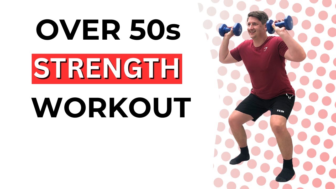 Over 50s ALL LEVELS Full Body Strength Hiit Workout - YouTube