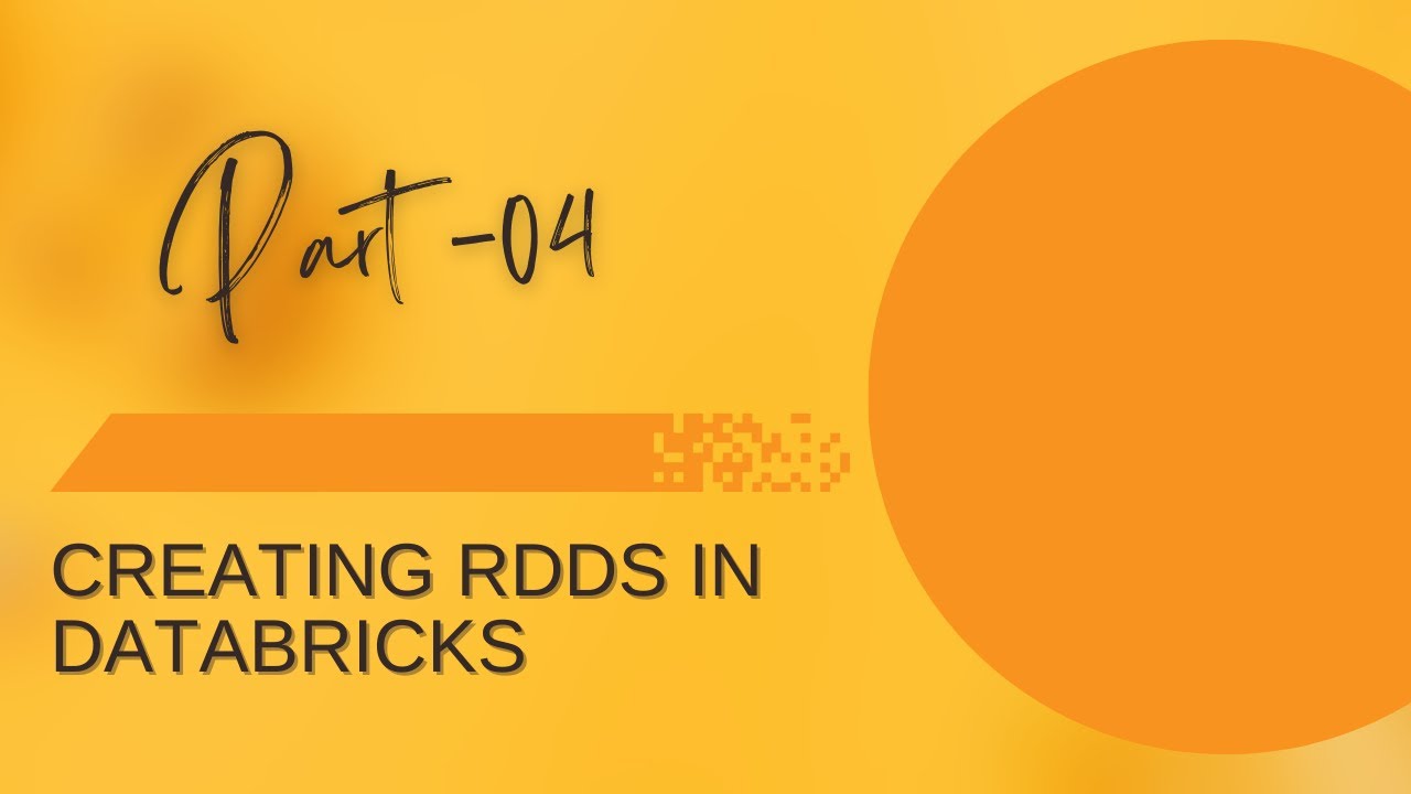 Creating RDDs in Databricks - YouTube