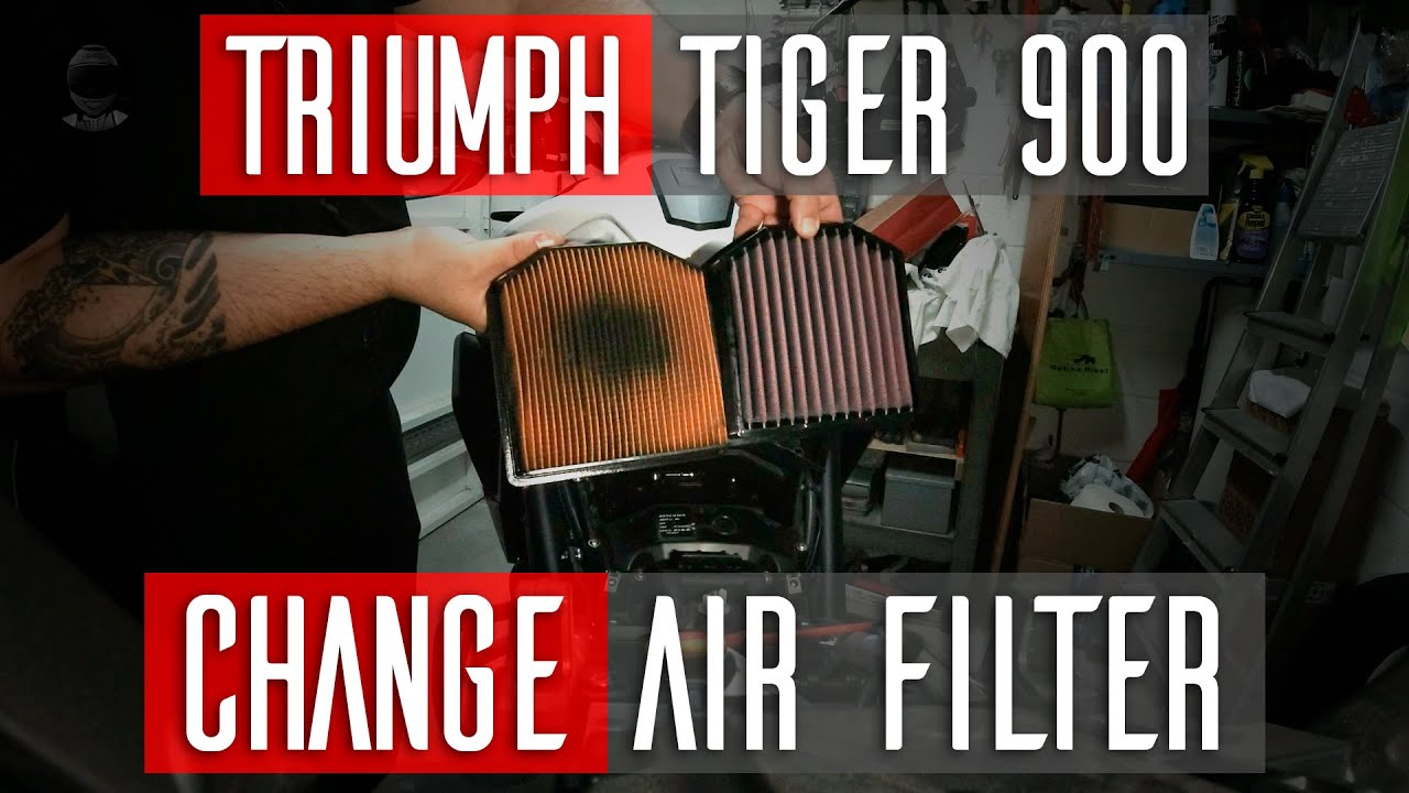 2021 Triumph TIGER 900 AIR FILTER CHANGE | DNA FILTER | MODS - YouTube