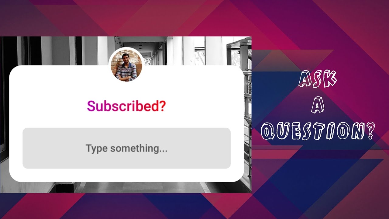 Instagram Ask a question story feature: How To and Trick - YouTube