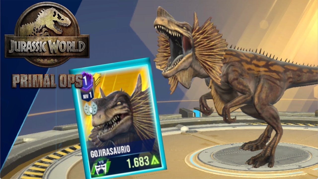 GOJIRASAURUS en JURASSIC WORLD PRIMAL OPS - YouTube