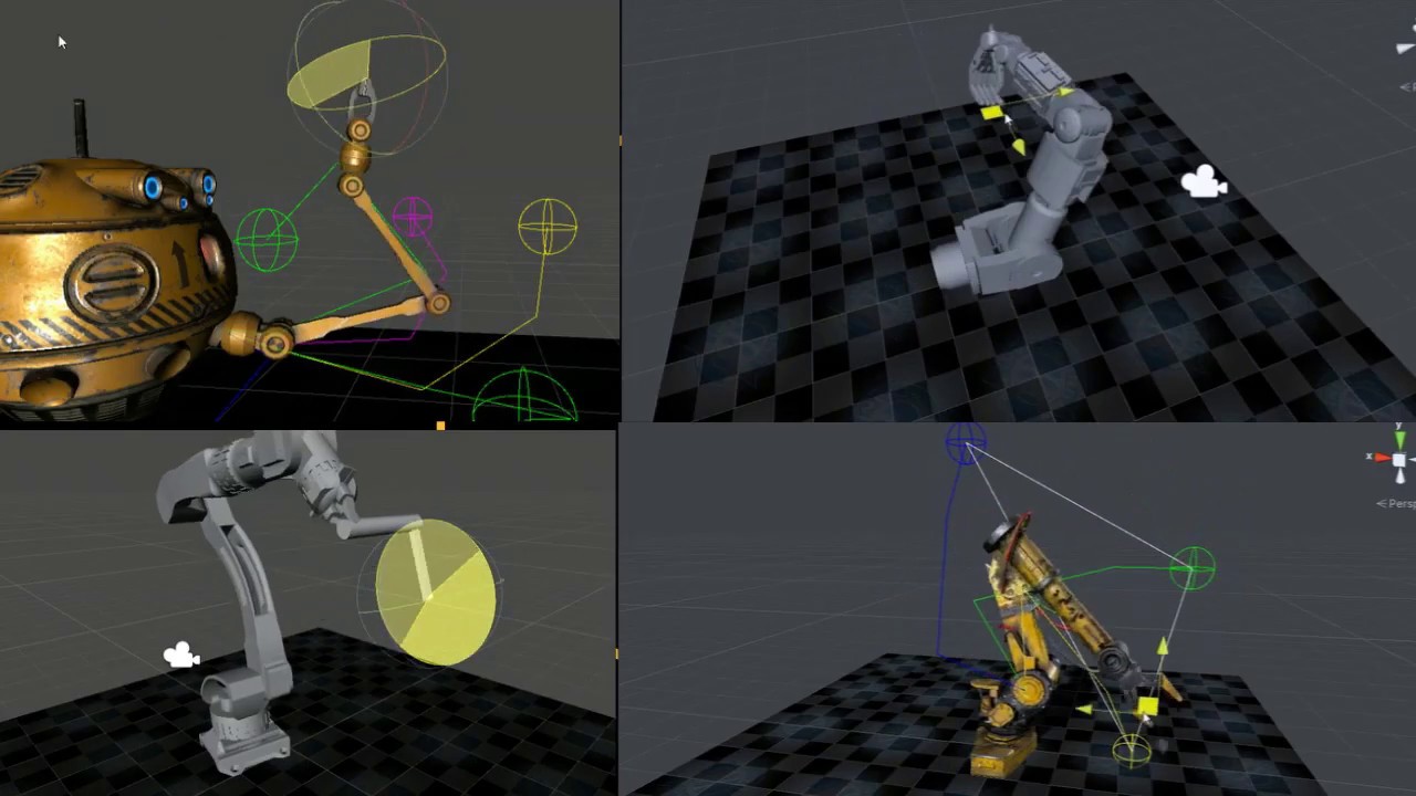 Hybrid IK Demo - a Unity plugin - YouTube