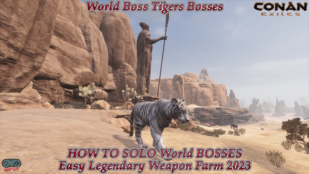 Conan Exiles World Boss Tigers Bosses HOW TO SOLO World BOSSES Easy ...