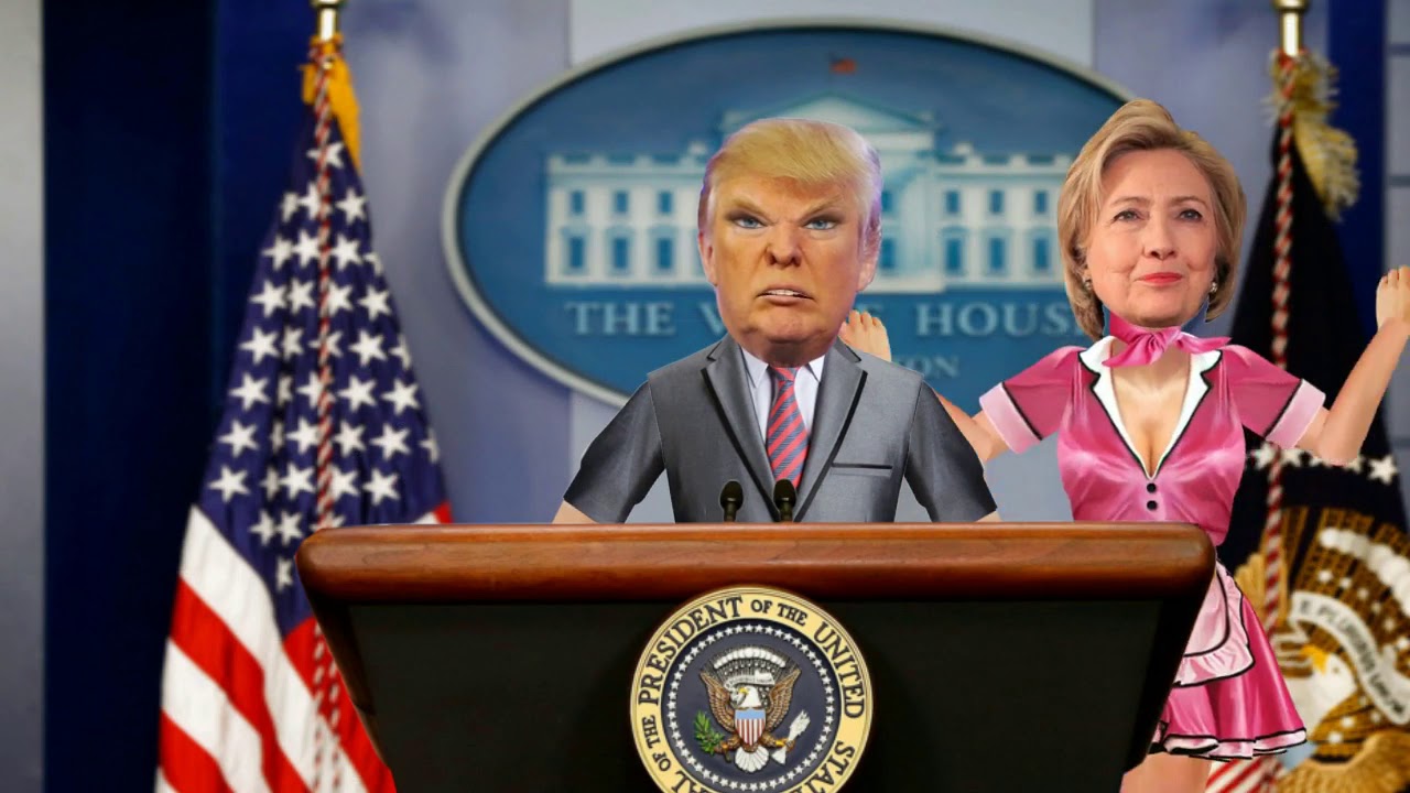 Animation Donald Trump says Hillary Clinton sees people of color only ...