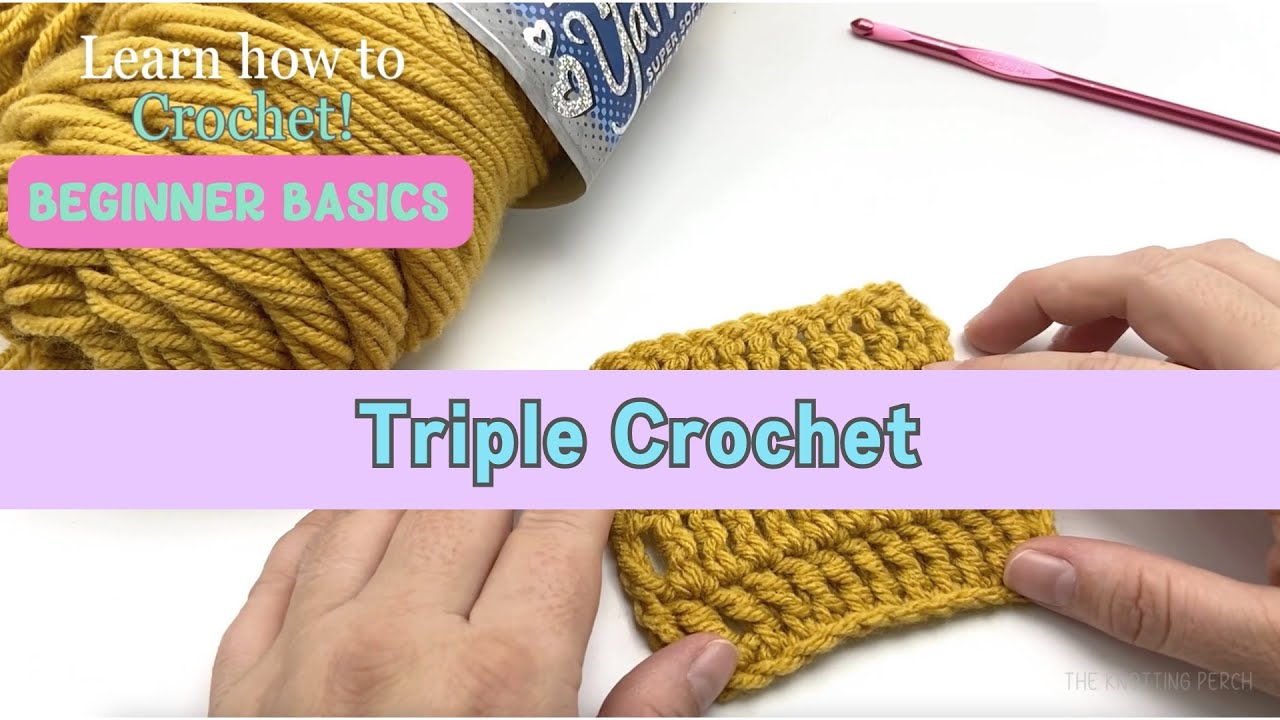 Triple (Treble) Crochet - YouTube