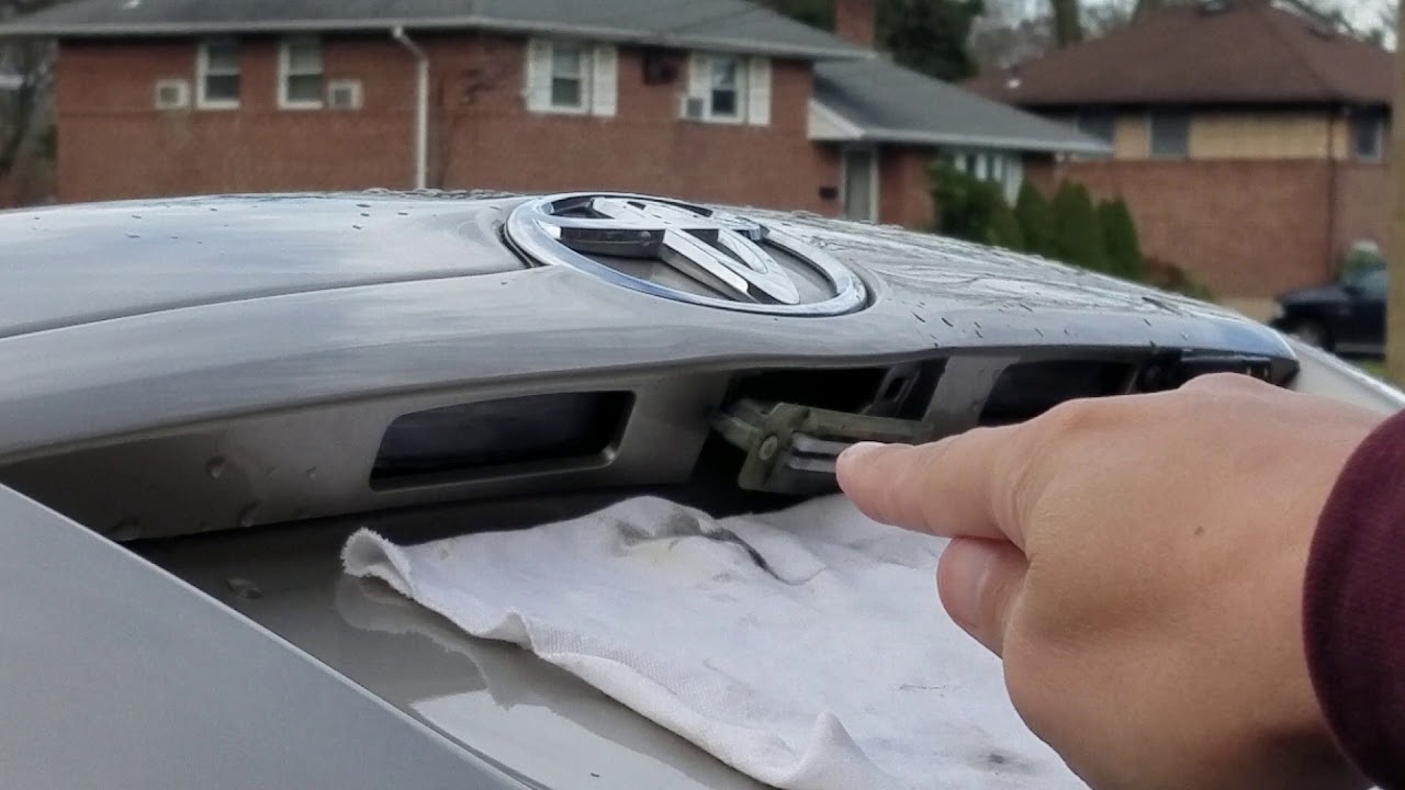 Rear Trunk Rubber Button Cover Replacement on a 2007 Toyota Camry - YouTube