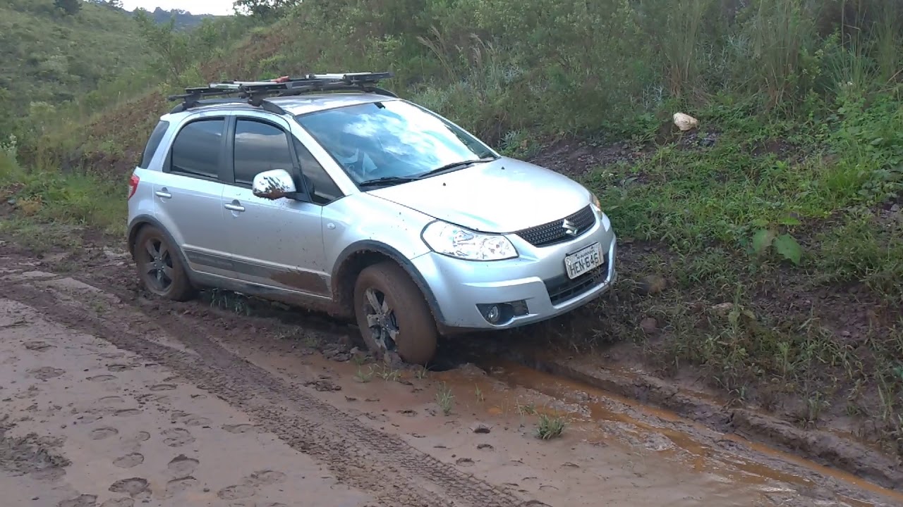 SX4,com lift pneu 215/65/16 AT - YouTube