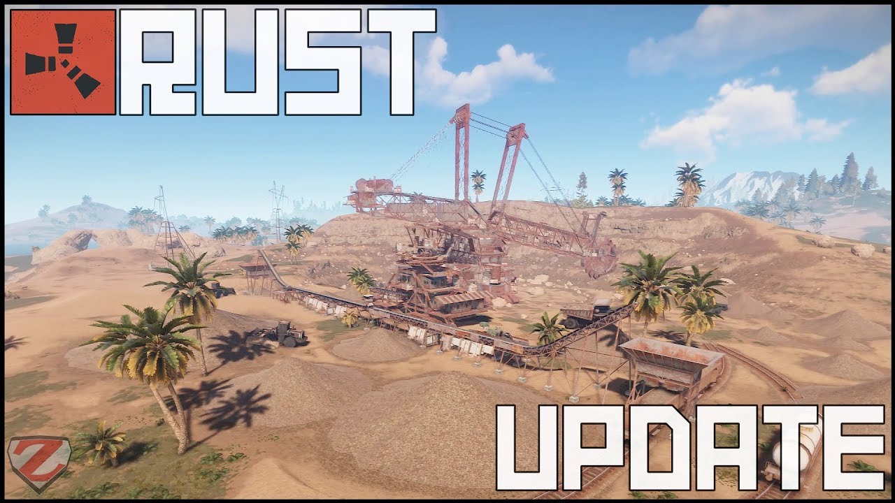 RUST Update - Neues PIO am 1. August - Tagebaubagger - Giant Excavator ...