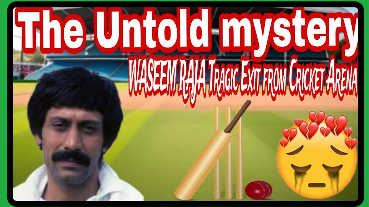 Cricket Mystery, Waseem Raja heart Attacked, when playing cricket 😰😰😭😭 ...