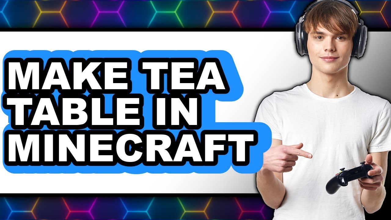 How to Make a Tea Table in Minecraft (Full Guide) - YouTube
