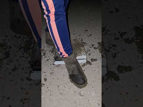 Playstation crush in muddy uggs