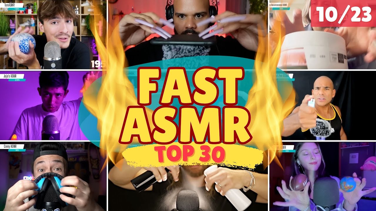 FAST ASMR 🔥 best 30 ASMR 🔥 October 2023 - YouTube