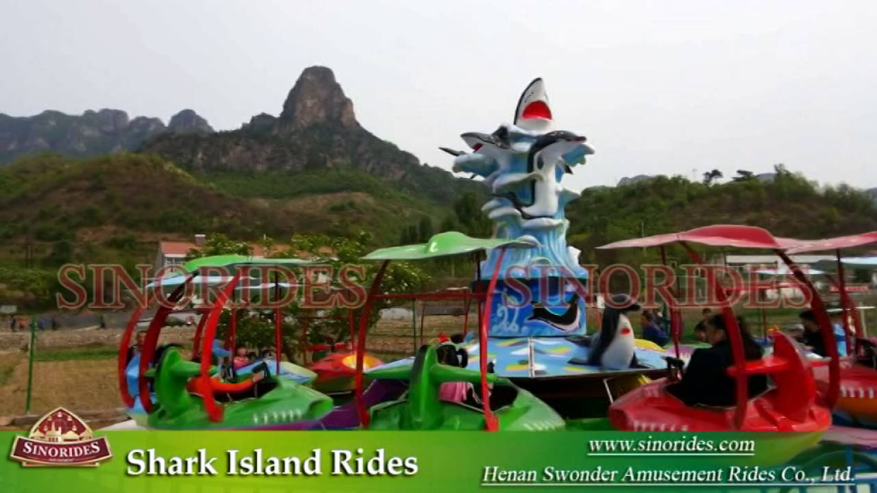 Shark Island Rides - YouTube