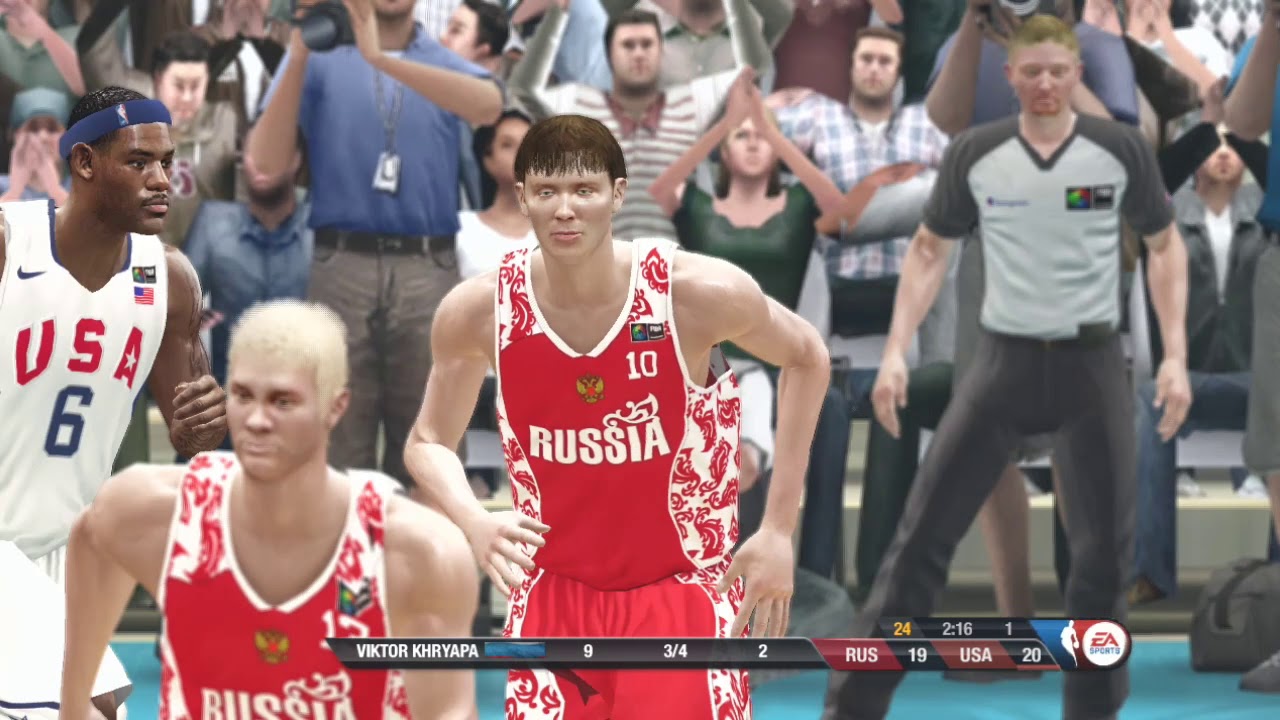 Russia vs USA NBA Live 10 FIBA World Champions Group Stage Round - YouTube