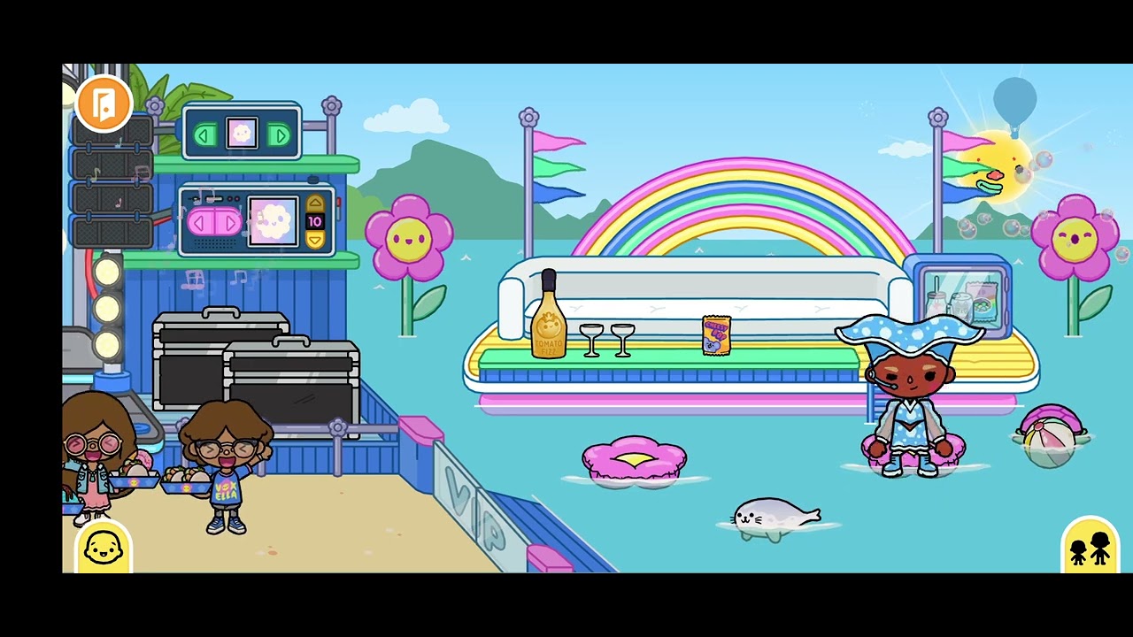 Toca World - the Toca Boca concert with her friends. - YouTube