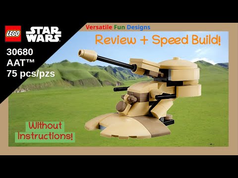 LEGO Star Wars AAT™ 30680 - Review & Speed Build WITHOUT INSTRUCTIONS ...