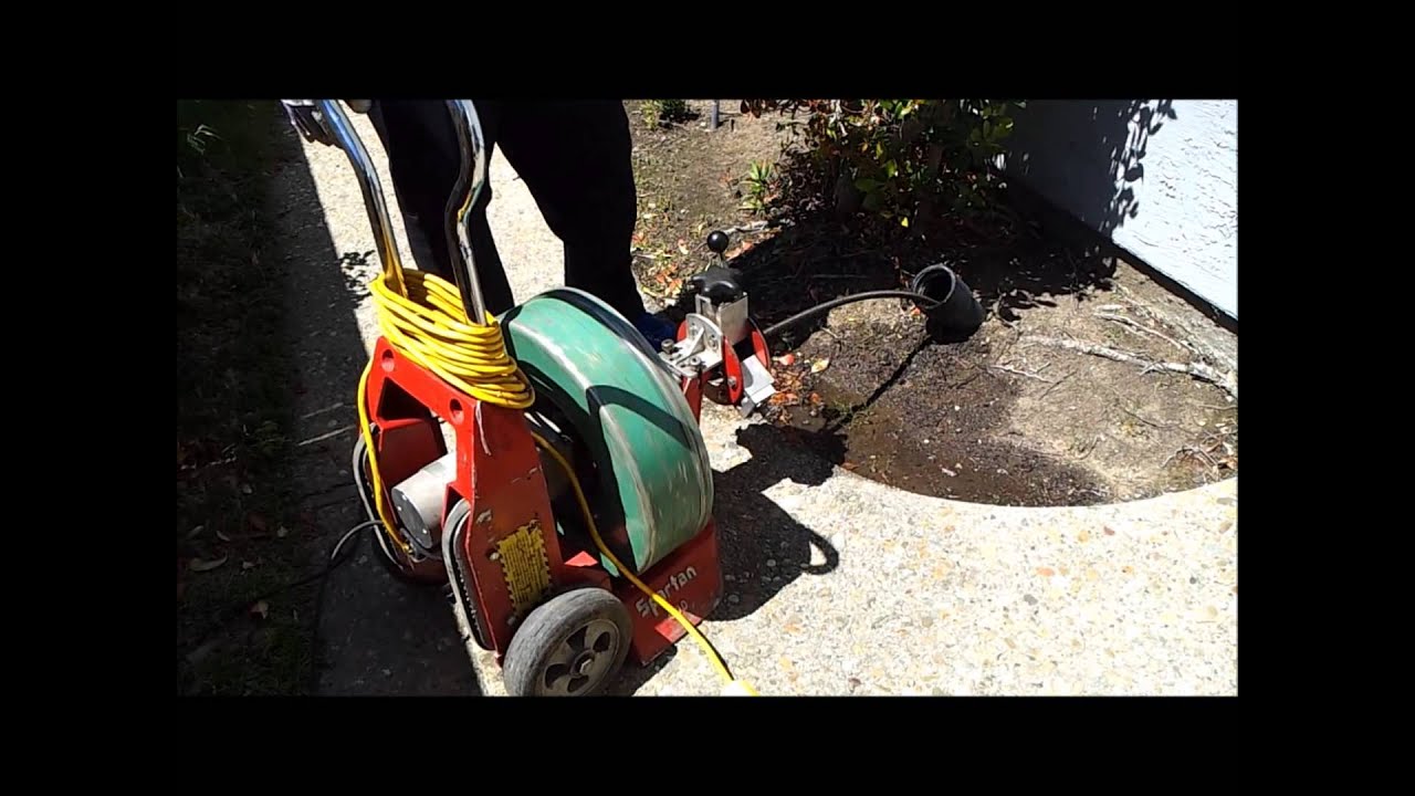 rescue rooter - how to clean sewer - YouTube