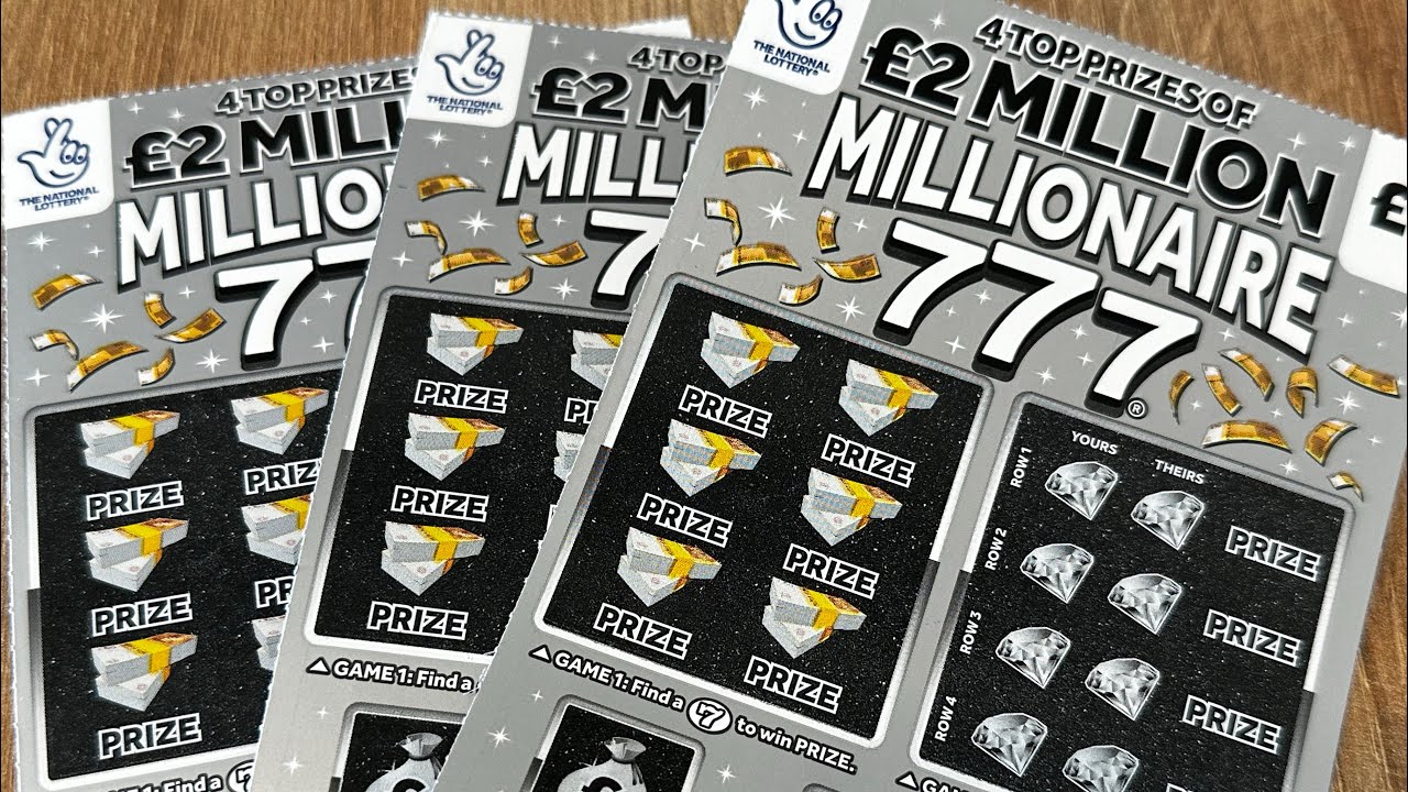 Millionaire 777 Scratch Cards #scratchcards #nationallottery - YouTube