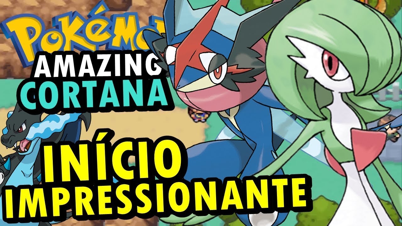 Pokemon Amazing Cortana (Hack Rom - GBA) - O Início Impactante - YouTube