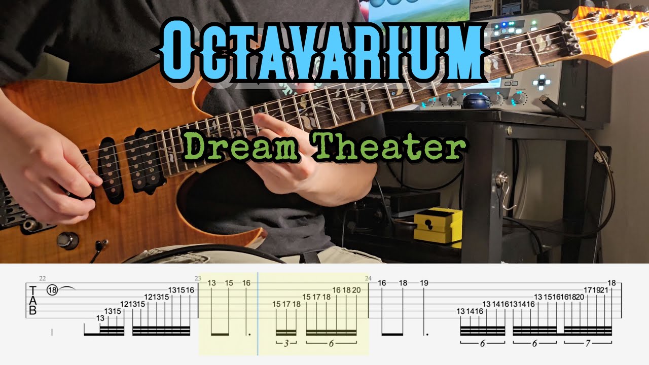 [TAB] Dream Theater - Octavarium (Guitar Solo with Tabs) - YouTube