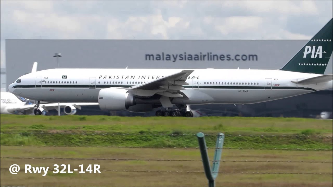 PIA Pakistan International Airlines Boeing 777-2Q8(ER) AP-BMG "1960s ...