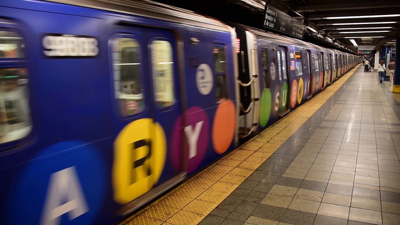 MTA Subways - Kawasaki R160B #9812 (Subway Library Wrap) on the (E ...
