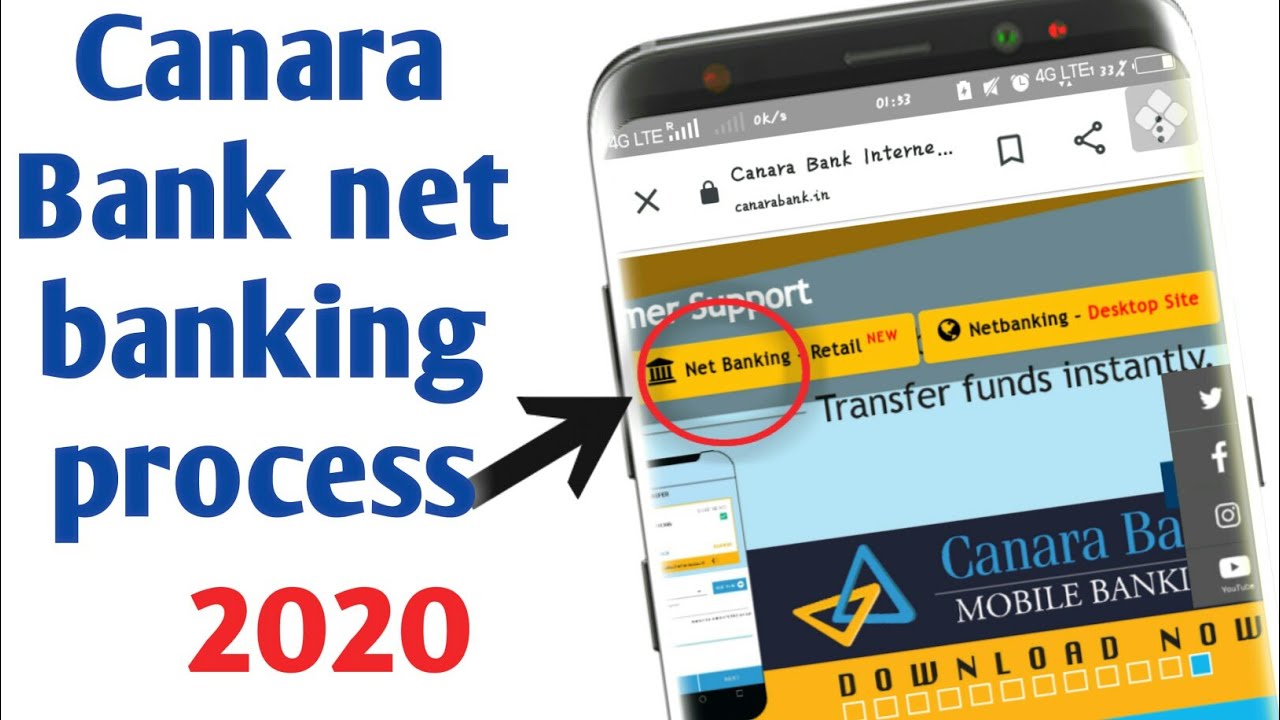 How to activate canara bank net banking online 2020 canara bank net ...