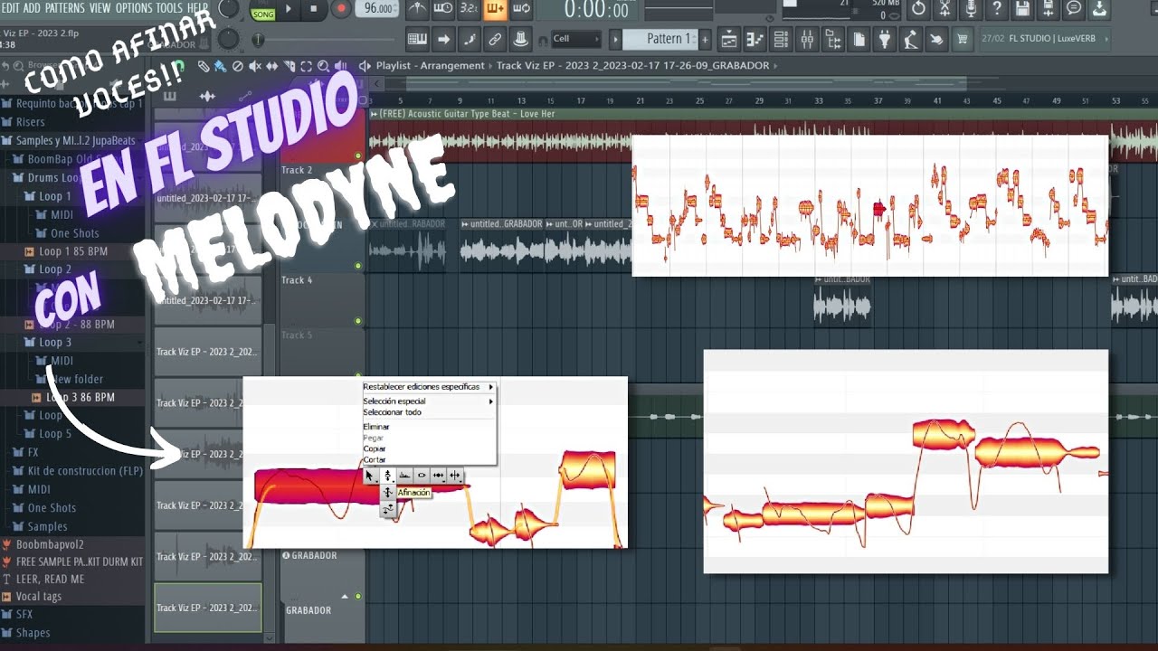COMO AFINAR VOCES en FL STUDIO 20 | Con MELODYNE - YouTube