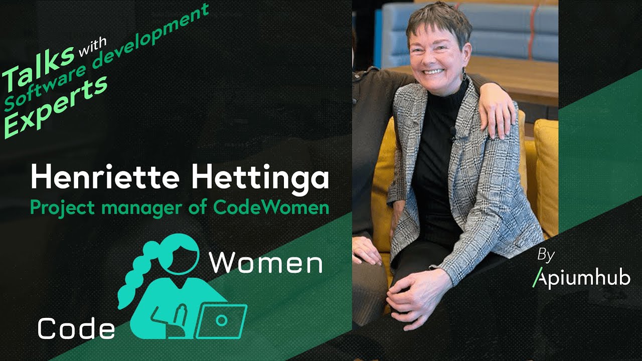 Henriette Hettinga, project manager of CodeWomen | Talks with software development experts - YouTube