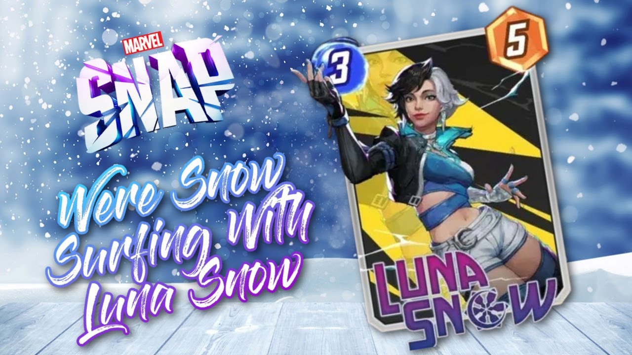 Were Snow Surfing with Luna Snow: Marvel Snap - YouTube