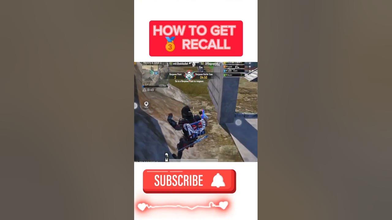 3rd RECALL #pubgmobile #pubgbattlegroundsmobileindiagameplay #Viral #ytshorts - YouTube