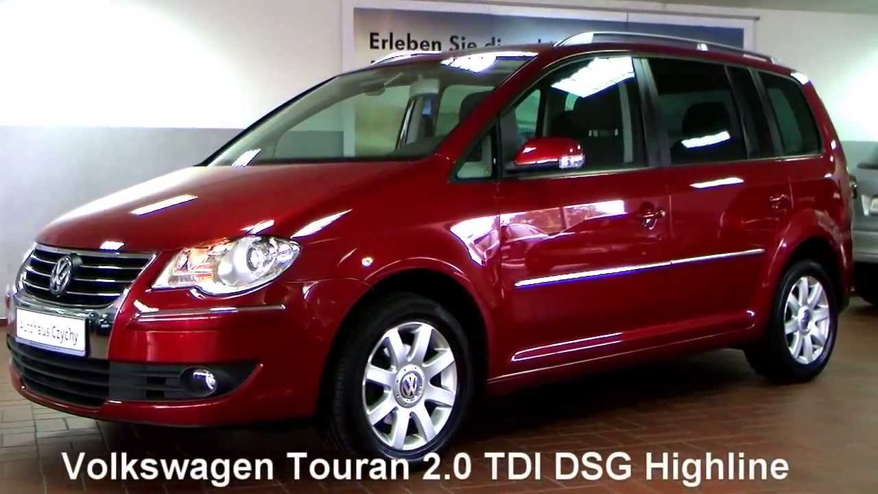 Volkswagen Touran Highline 2.0 TDI DSG 2007 Red spice metallic 7W084310 ...