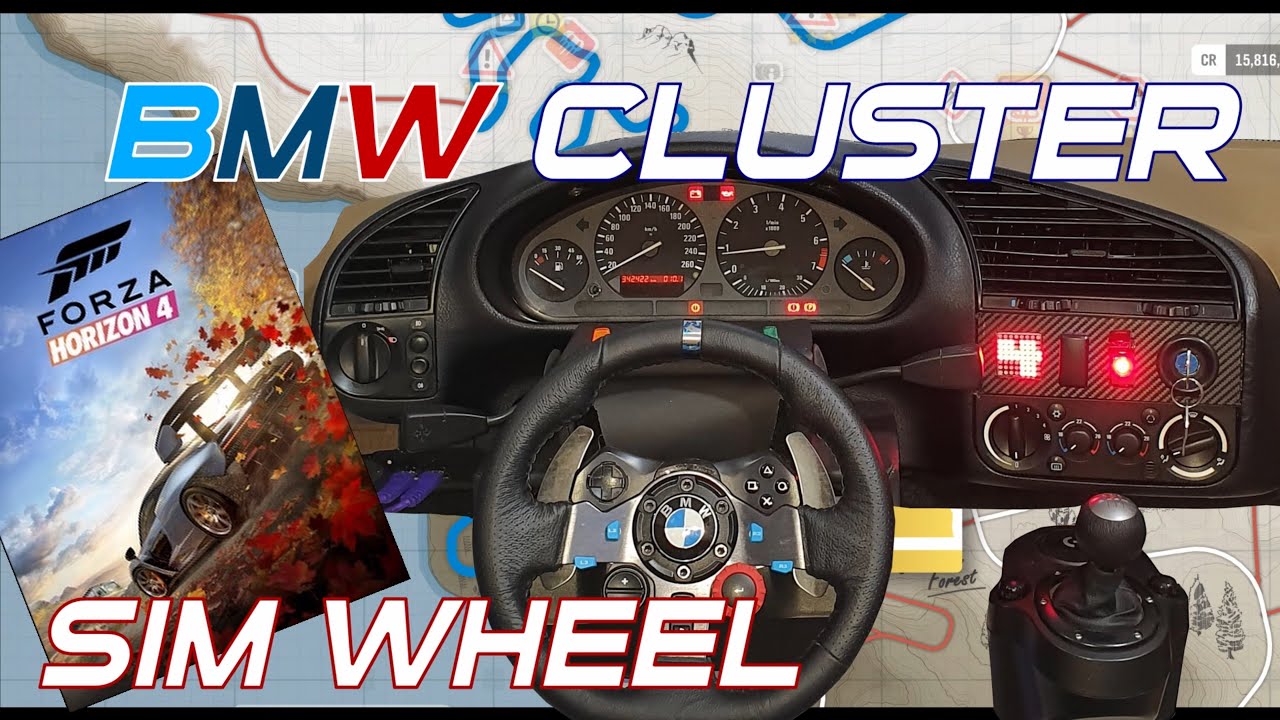 DIY Sim wheel cluster - Forza Horizon - YouTube