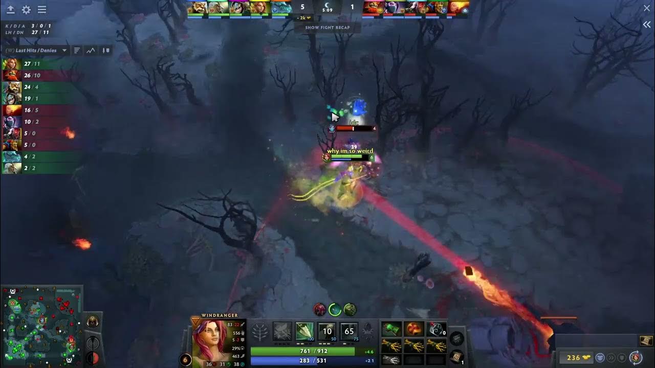 How to lane mid windranger (kiyotaka) vs templar assassin - Dota 2 - YouTube